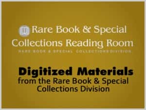 Hundreds of Digitized Materials from the Rare Book & Special ...