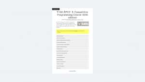 A Competitive Programming Course - Solving Problems Using Algorithms ...